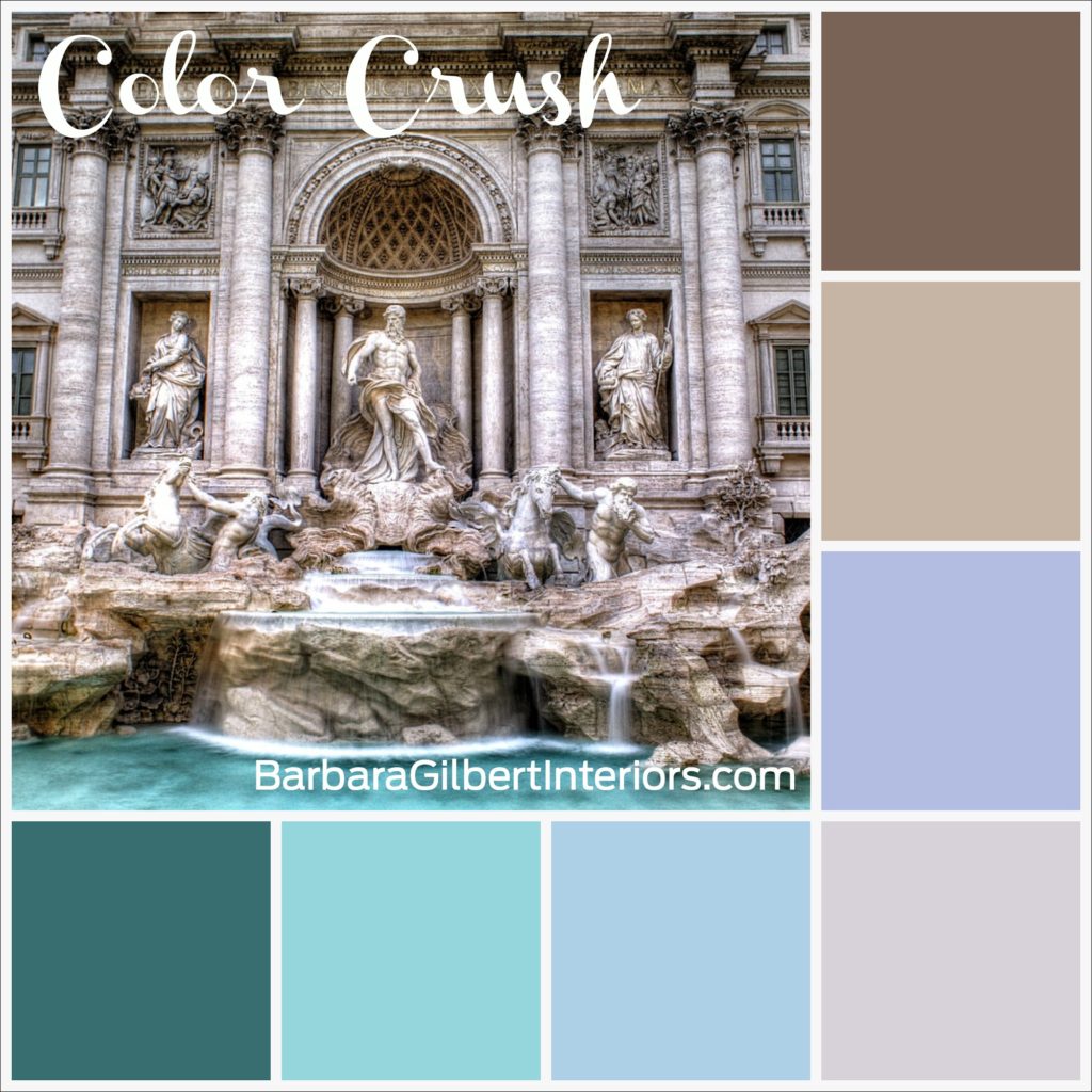 Color Crush: Fontana di Trevi | Barbara Gilbert Interiors